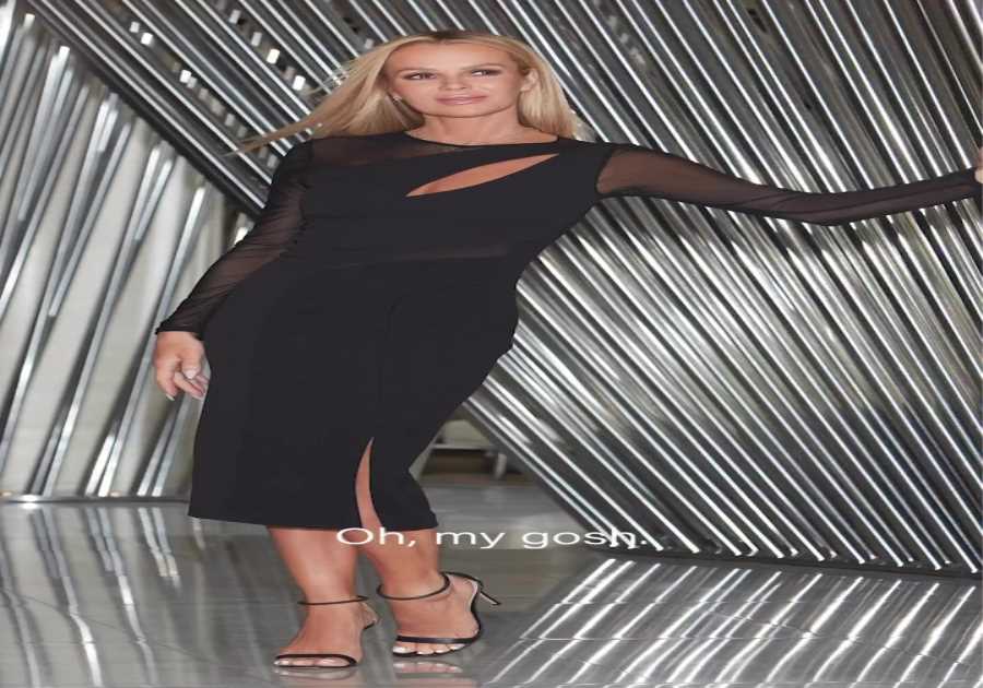 Amanda Holden stuns in see-through dress as she launches